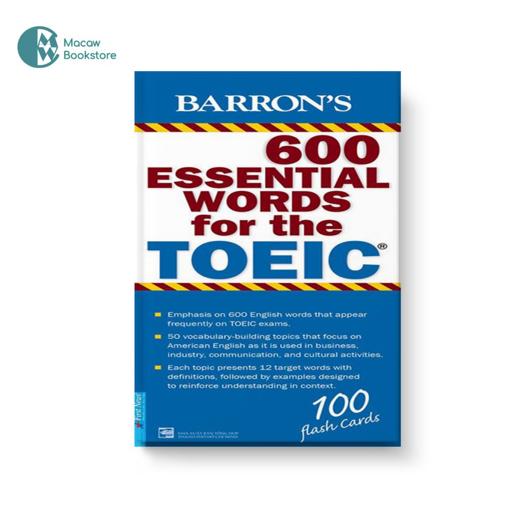 Hộp Flash Cards - 600 Essential Words For The TOEIC - Macawshop